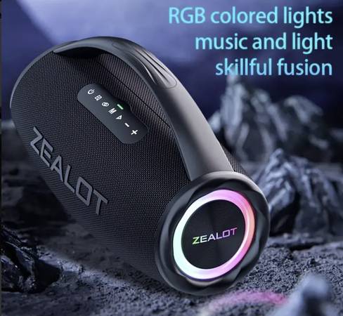 Zealot S97 80W Portable Boombox High-Definition Bluetooth Speaker, NEW ...