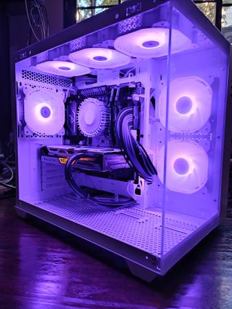 White RGB Gaming PC 12400F RX 6600 XT - computers - by owner ...
