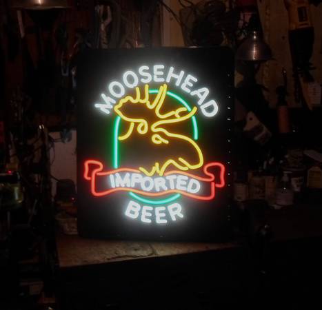 VINTAGE 1992 MOOSEHEAD CANADIAN IMPORTED BEER SIGN - general for sale ...