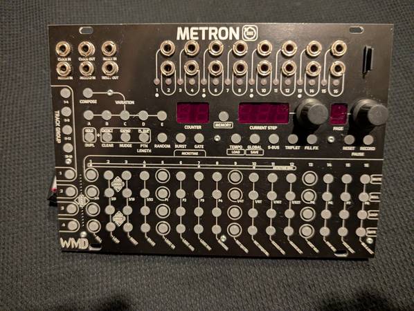 WMD Metron Eurorack Gate/Trigger Sequencer - musical instruments - by ...