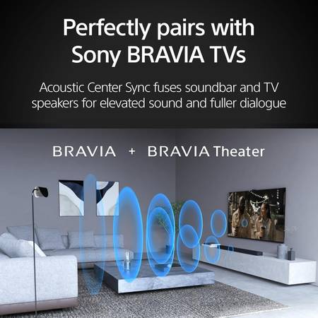 Sony HT-A8000 BRAVIA Theatre Bar 8 Soundbar w/ 11 Speakers & Atmos DTS ...