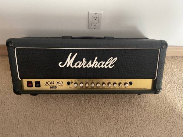 Original Marshall JCM 900 Dual Reverb 4100 100 Watt Amp Head MINT ...