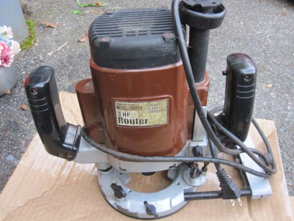 3 HP ROUTER WOODWORKER FULL SIZE - tools - by owner - sale - craigslist