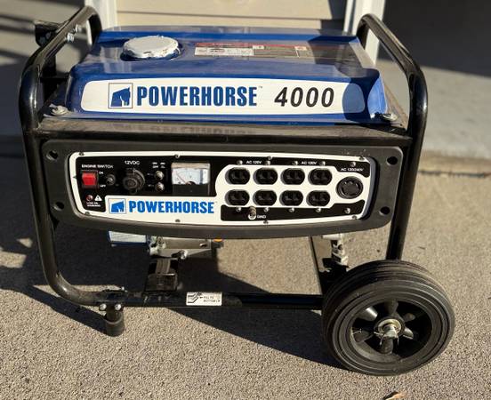 Powerhorse 4000 Portable Generator - tools - by owner - sale - craigslist