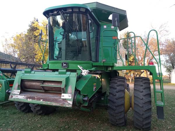 1998 John Deere 9510 combine & 2 heads- sharp retirement machine - farm ...