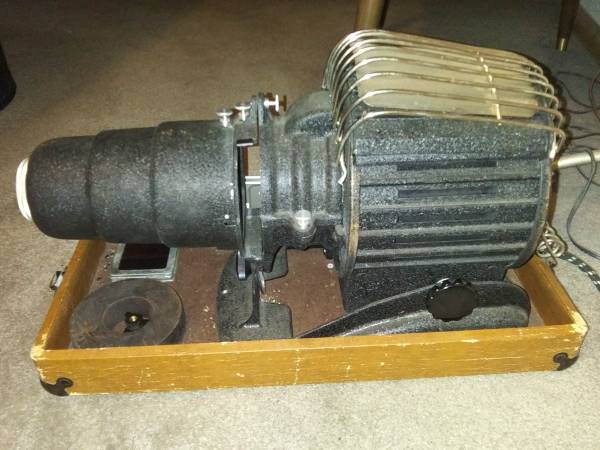 Sci Fi, Fallout Repurpose Glass Slide Projector with 3 Glass Slides ...