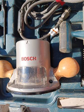 Bosch fixed base and plunge router combination - tools - by owner ...