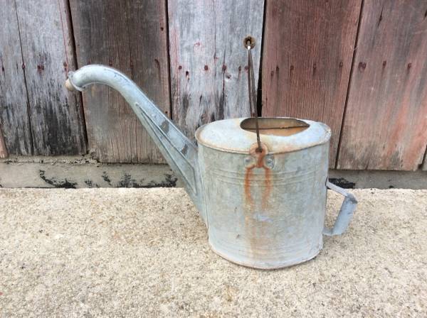 Vintage Galvanized Radiator Water Can Filling Gas Station Equipment ...