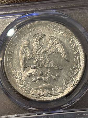 Title: 1897‑Mo AM 8 Reales – PCGS UNC Detail – Mexico Silver Dollar ...