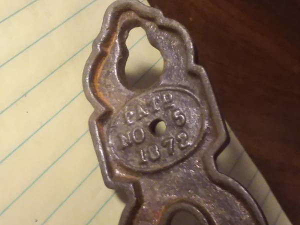 ORIGINAL 1872 CASH REGISTER RECEIPT ROD - clothing & accessories - by ...