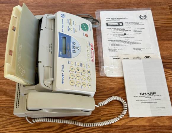 Sharp UX-465L Heavy Duty Plain Paper Facsimile Machine with Operation ...