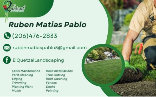 El Quetzal Landscaping - farm & garden services - craigslist