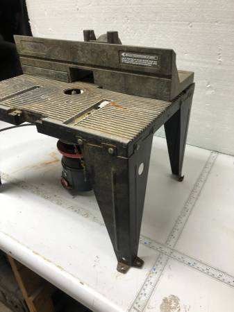 7003 Craftsman Router Table Aluminum with router Model 25475 - tools ...