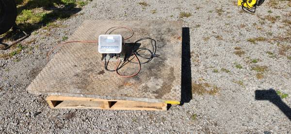 HD Platform Scale 48" x 48" Low Profile 5000 Lb w/ Digital Indicator ...