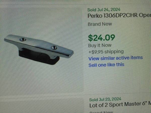 New Perko Deck Cleat - boat parts - by owner - marine sale - craigslist