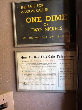 Vintage GTE American Electric Company Phone Booth - antiques - by owner ...