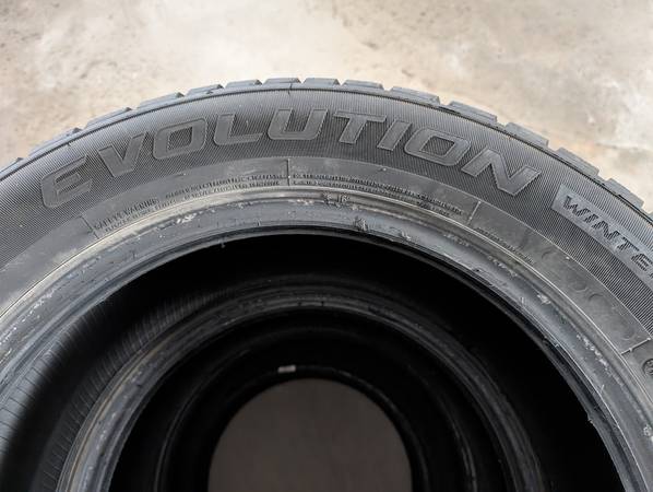 Set of four 205/60r 16 Cooper Evolution snow tires - auto wheels ...
