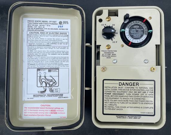Intermatic PF1102 Freeze Protect Pool Timer - farm & garden - by owner ...