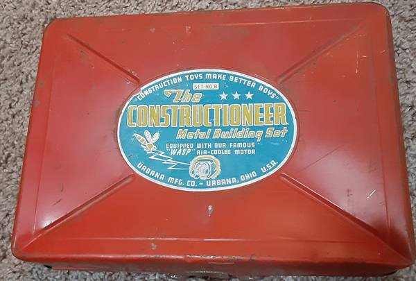 Constructioneer Metal Building Set with Metal Case - toys & games - by ...