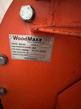 Woodmaxx WM-8M Chipper - farm & garden - by owner - sale - craigslist