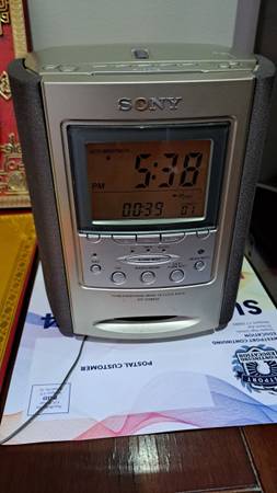 Sony Dream Machine CD-R/RW Playback ICF-CD863V CD AM/FM Radio Player ...