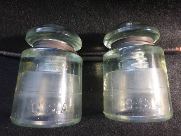 Vintage Telephone Line Insulators 5-Total - antiques - by owner ...