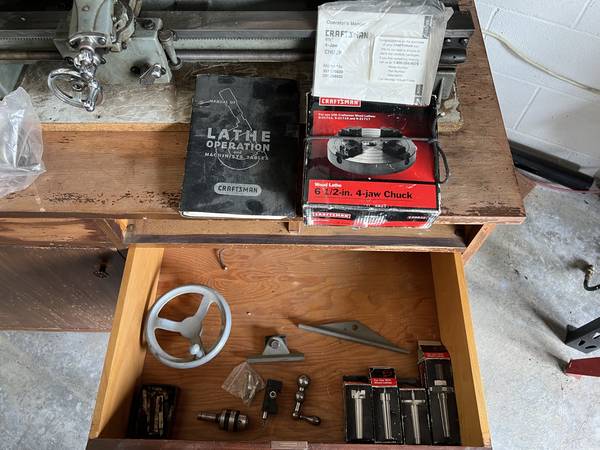 Craftsman Atlas 618 Mark 2 Lathe with tons of accessories!!! - tools ...