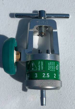 Precision Medical EasyDial Reg Oxygen Regulator 168708D 0 lpm to 8 lpm ...