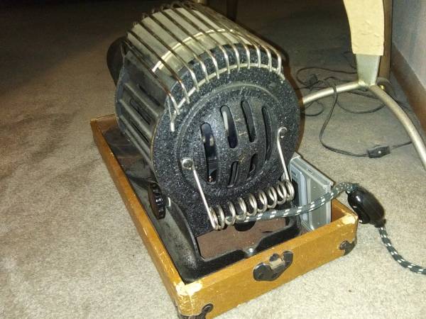 Sci Fi, Fallout Repurpose Glass Slide Projector with 3 Glass Slides ...