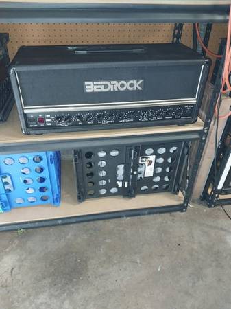 Early 90s Bedrock 60w Tube Head - Model 1060, USA with FP4 Footswitch ...