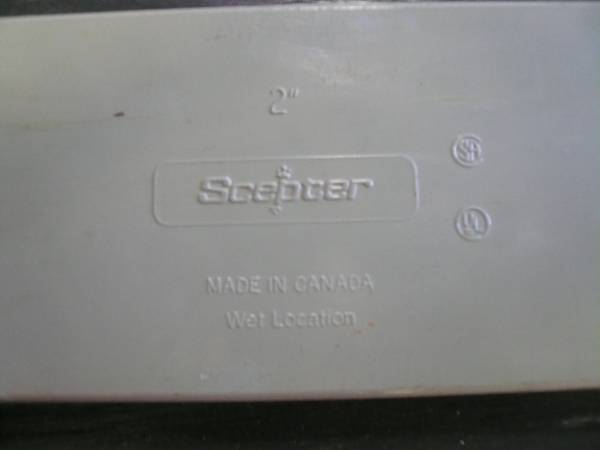 2 Inch PVC Type LB Conduit Body - materials - by owner - sale - craigslist