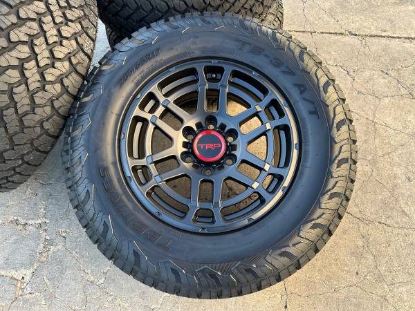 17" TRD PRO wheels Toyota Tacoma 4Runner Tundra Sequoia FJ tires rims ...
