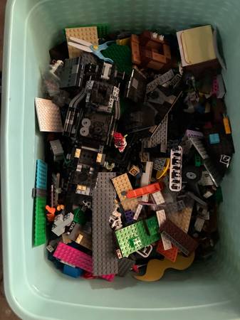 Bin for legos mixed mini figures - toys & games - by owner - sale ...