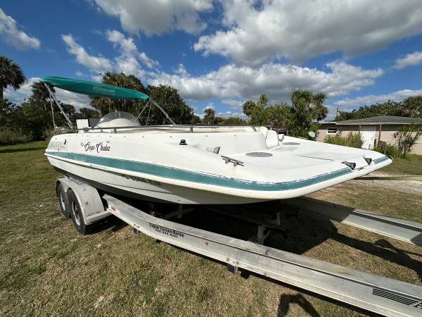 Hurricane 20 ft deck boat hull only - boats - by owner - marine sale ...