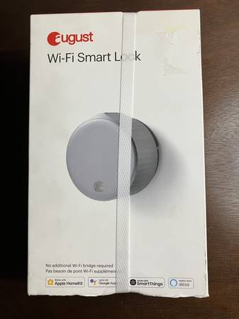 August Wi-Fi Smart Lock (4th Gen) - New - electronics - by owner - sale ...