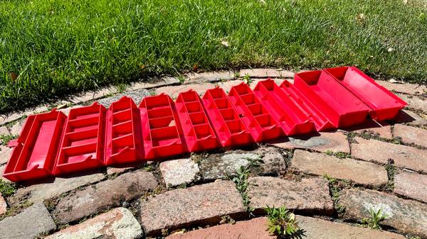 ROLYKIT Model S-11 Organizer/Toolbox x 42" L, Red - general for sale ...
