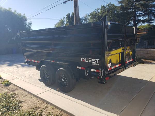 PJ Dump Trailer, 14k lb, 14ft. , 7 ft. Wide, 4 ft sides - trailers - by ...