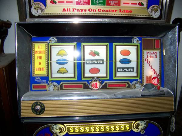 bally dollar slot machine 1976 vintage - antiques - by owner ...