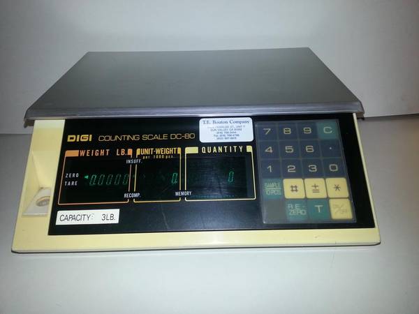 SCALE-DIGI MATEX INC. DC-80 COUNTING SCALE - business/commercial - by ...