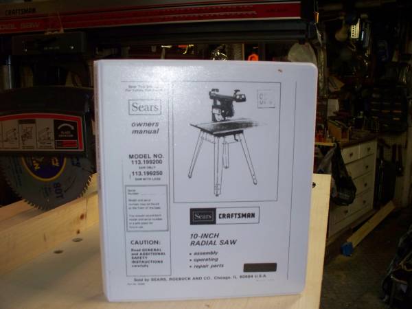 Craftsman Radial arm saw - general for sale - by owner - craigslist