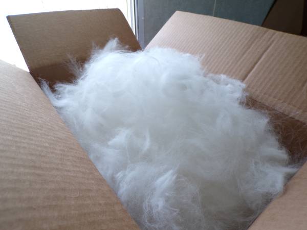 Raw English Angora Rabbit wool -- Luxury fiber - farm & garden - by ...