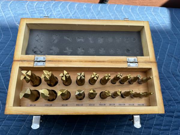 HSS 20 PCS TiN Coated End Mill Set- Little Machine Shop - tools - by ...