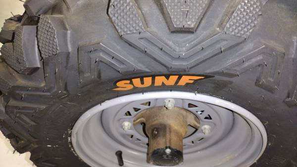 TIRES (pair) Brand new mounted on Polaris rims - atvs, utvs ...