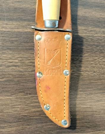 Vintage Mora Sweden Hunting Fishing Knife With Sheath - sporting goods ...