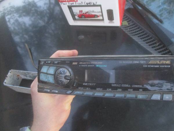 Older Alpine Car Stereos Alpine CDA-9825 Alpine CDM-7871 - auto parts ...