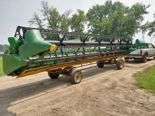 1998 John Deere 9510 combine & 2 heads- sharp retirement machine - farm ...