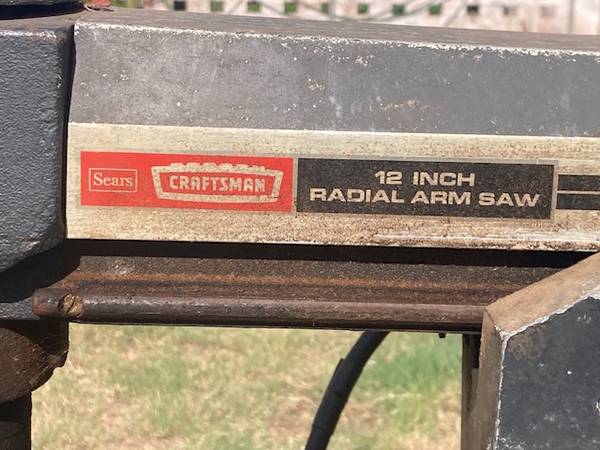 Sears Craftsman 12" Radial Arm Saw, model 113 - tools - by owner - sale ...