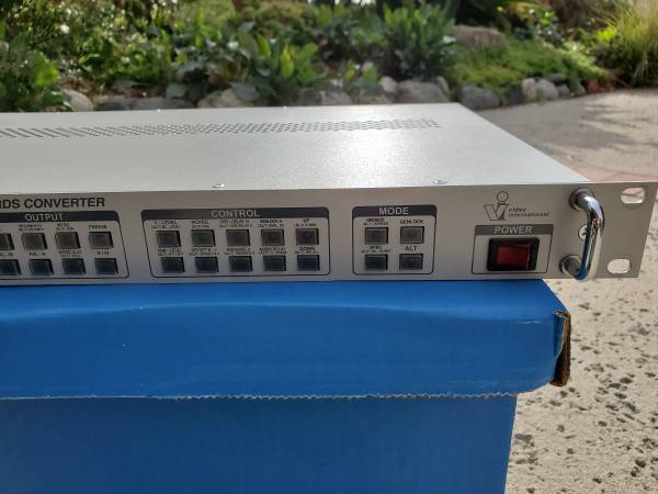 Video International 4 Field - 4 Line Digital TV Standards Converter ...