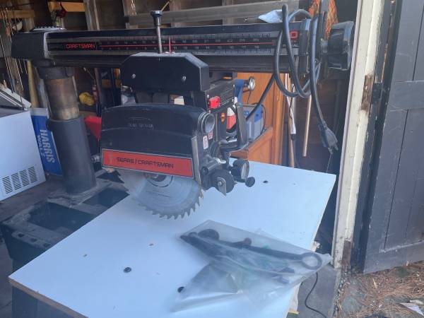 Craftsman Radial Arm Saw - tools - by owner - sale - craigslist