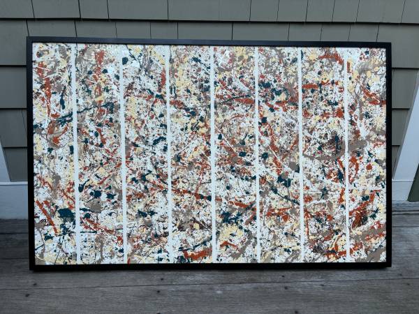 Jackson pollock style painting - arts & crafts - by owner - sale ...